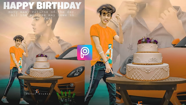 HAPPY BIRTHDAY PHOTO EDITING CONCEPT - Xafar Studio