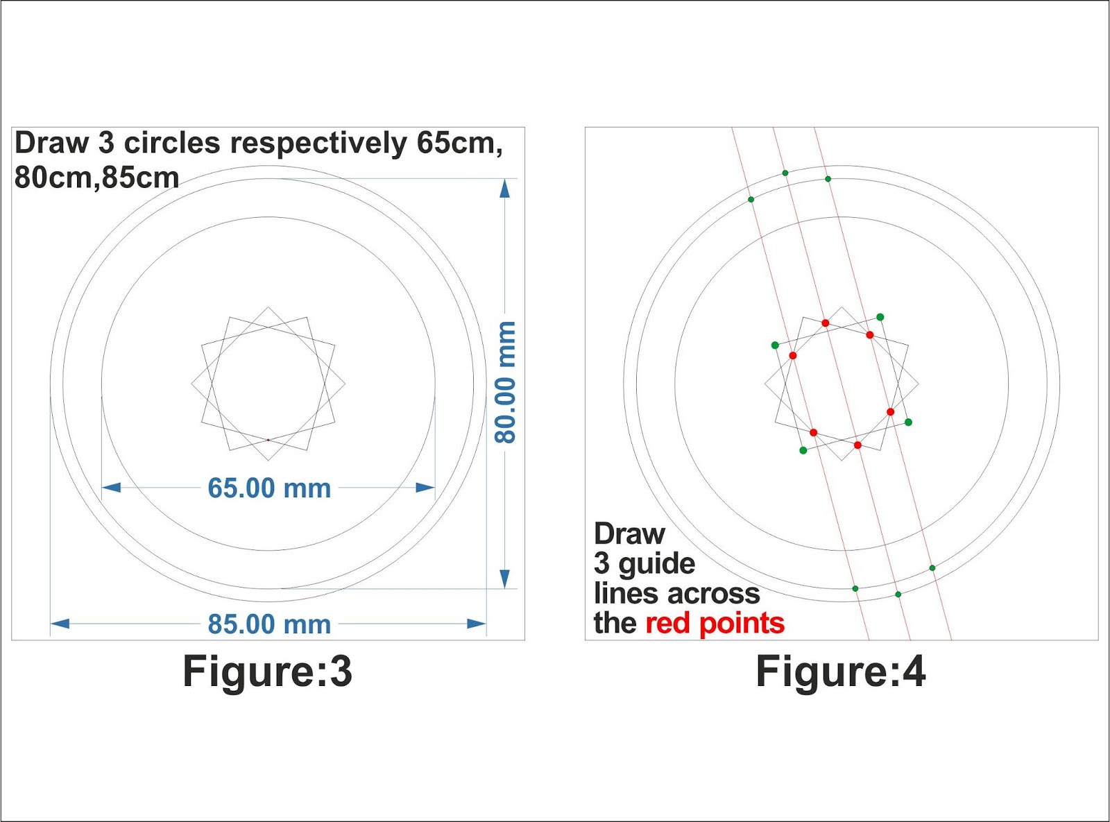 How to draw Islamic pattern using an easy method - Islamic Designs ...