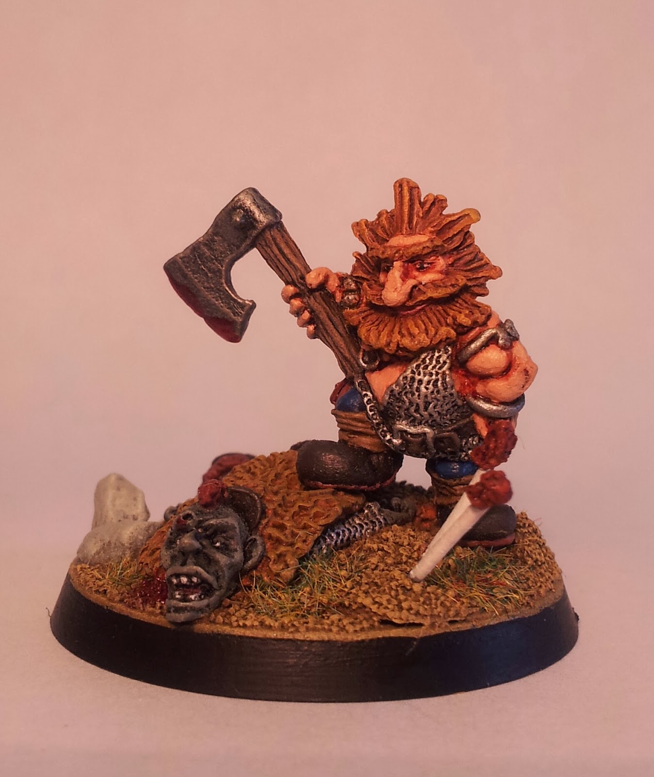 THE WORK OF SHAITAN: Dwarf Dragon Slayer now Half-Orc Slayer
