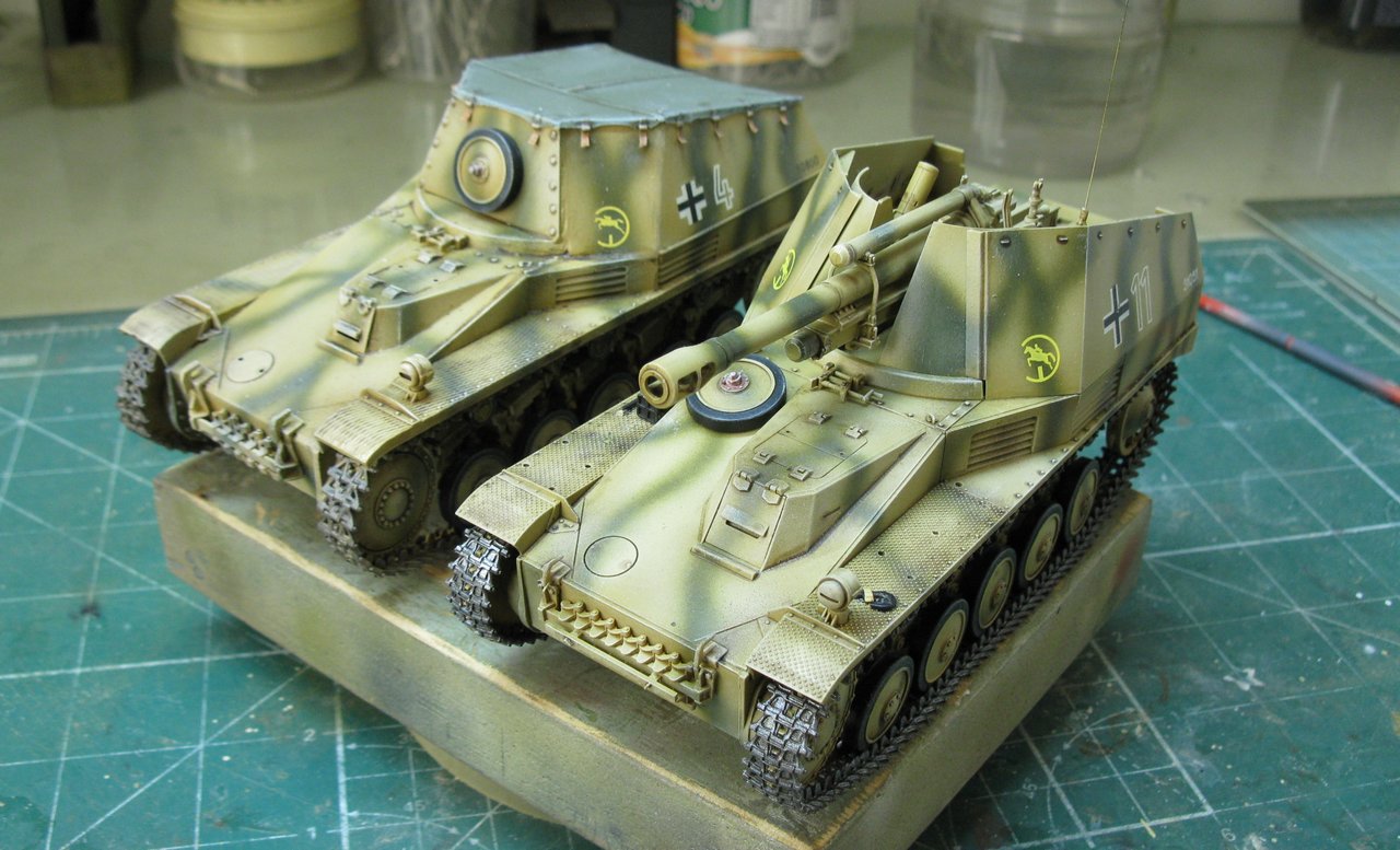 Panzerserra Bunker- Military Scale Models in 1/35 scale: Wespe - 10.5 ...