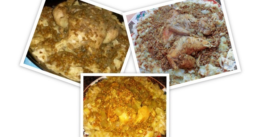 Moroccan Chicken Rfissa - Trid with Chicken, Lentils and Fenugreek
