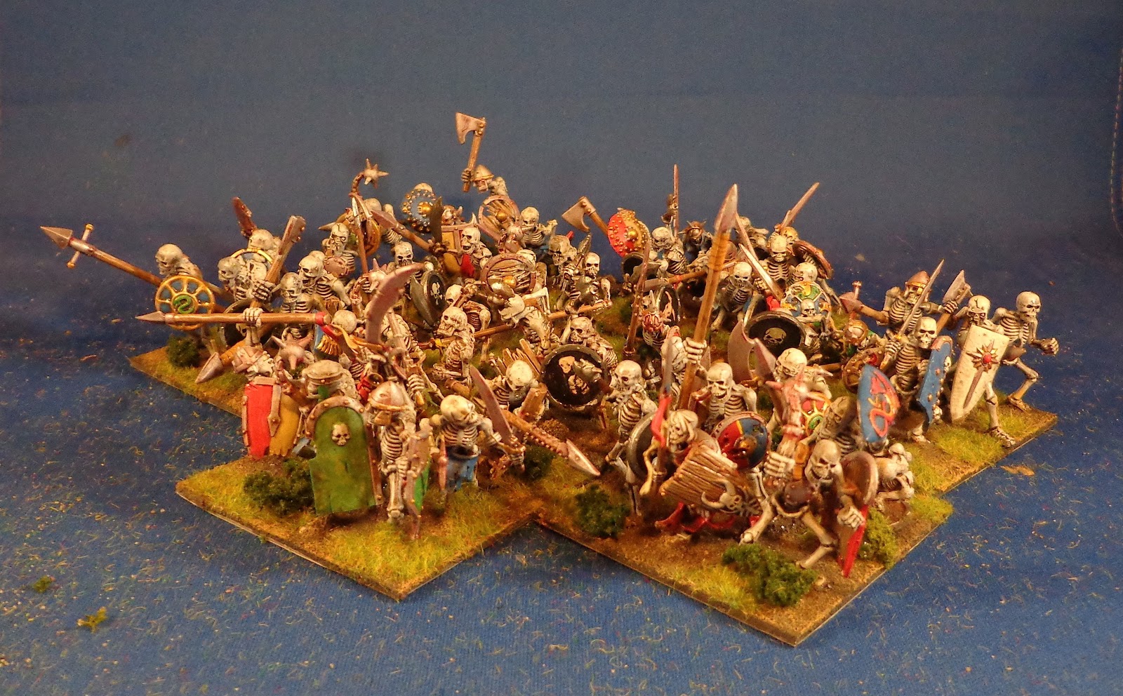 Bob's Miniature Wargaming Blog: FS 28mm painted skeleton HoTT army