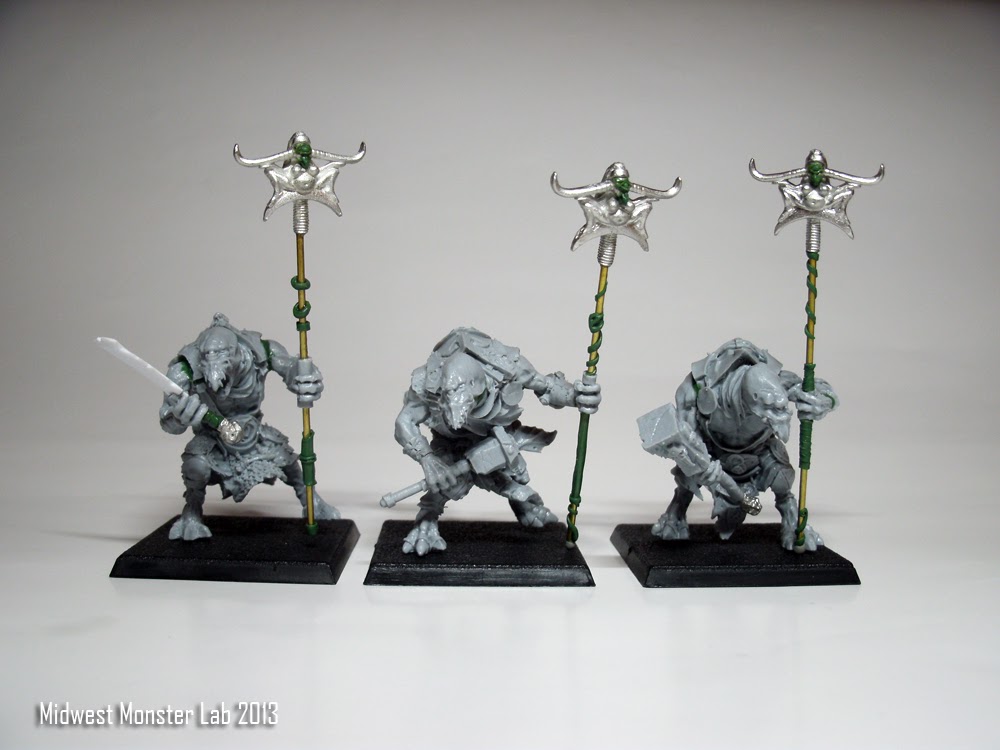 Monster Lab Miniatures: A Fimir Showcase: Command Model Conversions
