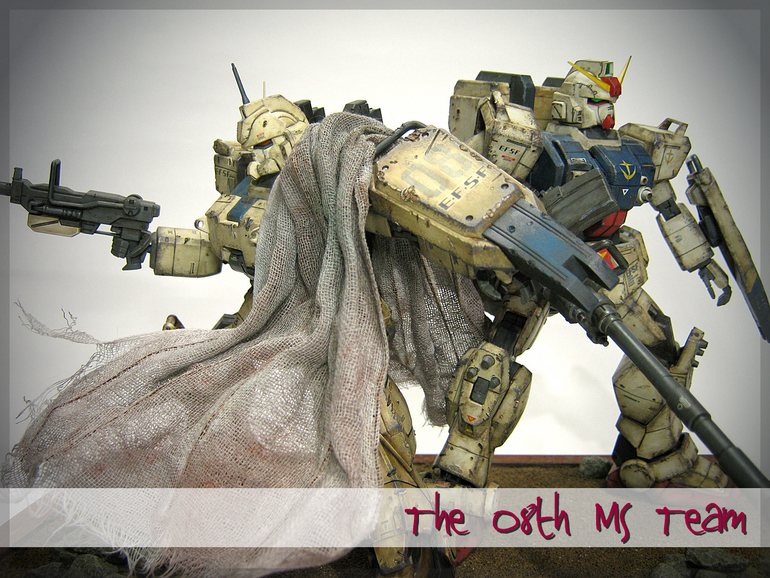 Custom Build: MG 1/100 Ez-8 Gundam "The 08 MS platoon"