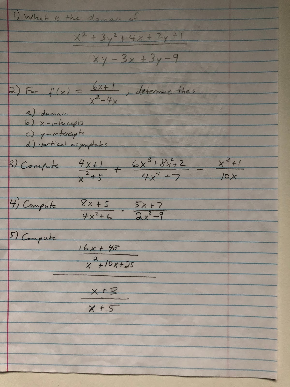 Professor Frank s Math Blog Rational Expressions Practice Problems Professor Frank s Math Blog Rational Expressions Practice Problems