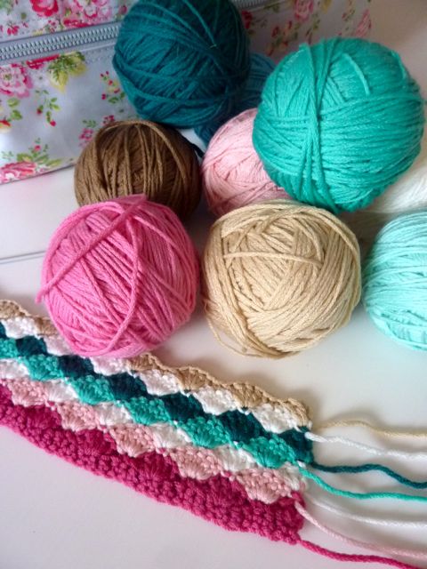 My Rose Valley: New crochet WiP with the shell stitch