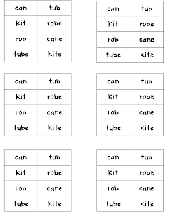 Inspired by Kindergarten: CVC & CVCe sort (freebie)