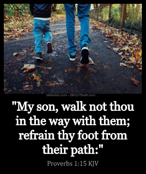 2 Timothy 2:15 Truth: Verse of the Day: Proverbs 1:15 KJV