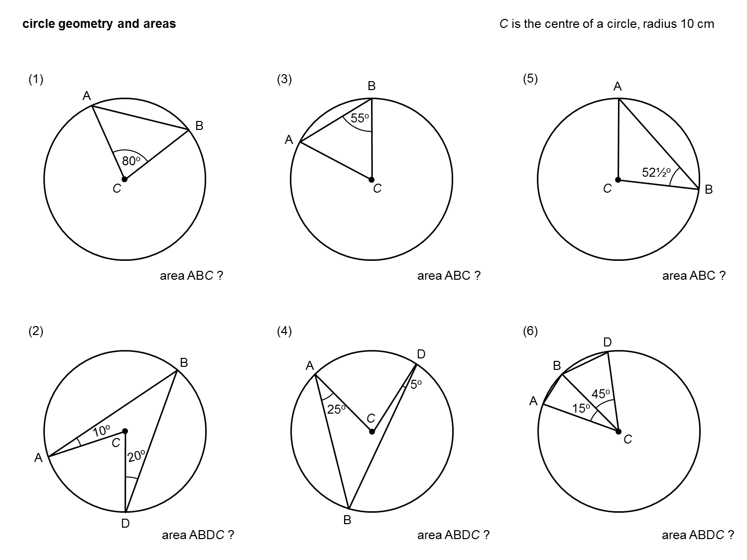 MEDIAN Don Steward mathematics teaching: circle theorems meet 0.5absinC