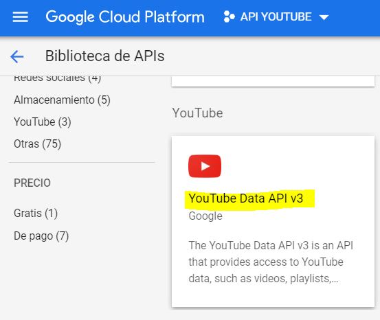 Como crear una API para YOUTUBE - PLUGINSXBMC