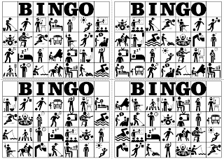 Me encanta escribir en español: Bingo de los verbos