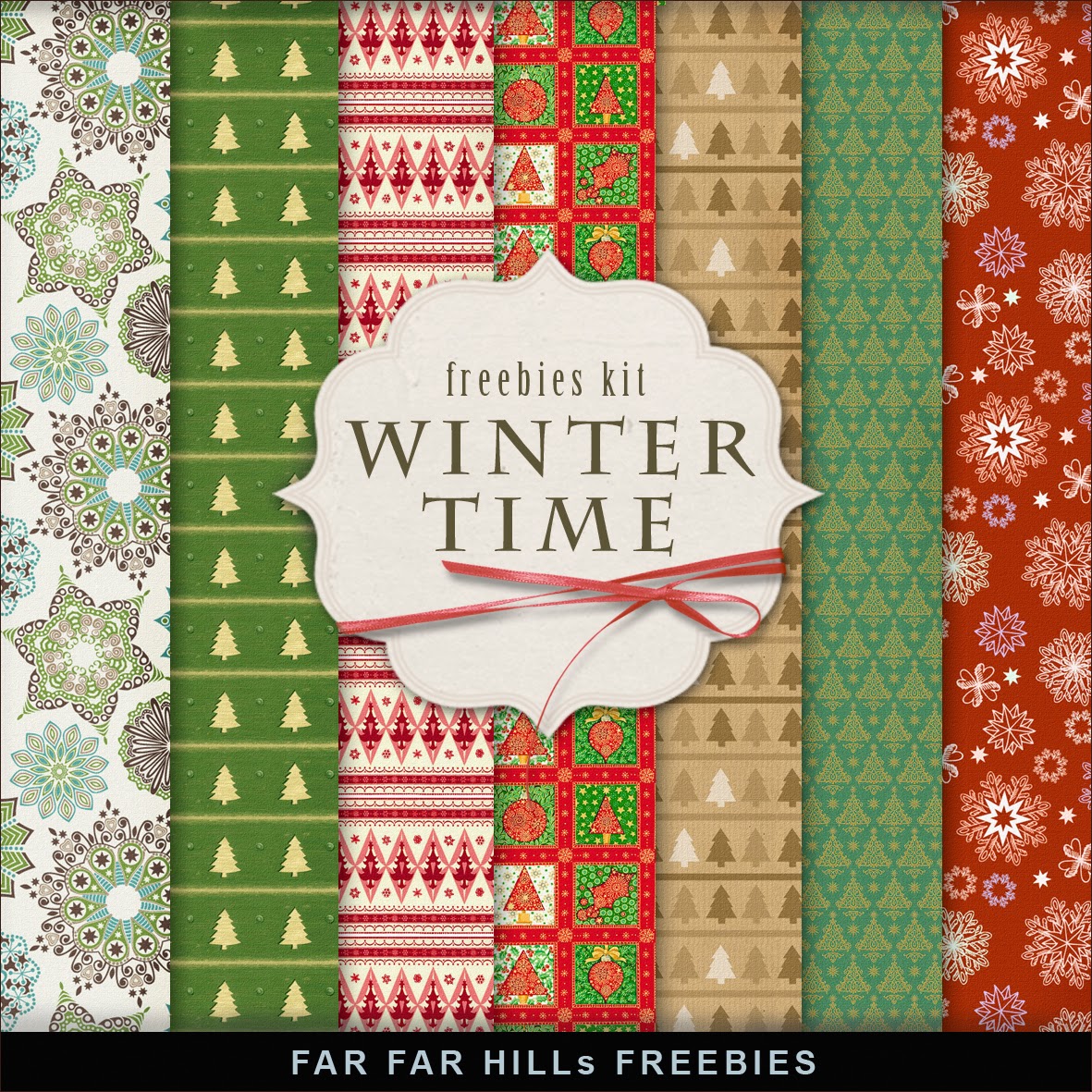 New Freebies Winter Paper Kit:Far Far Hill - Free database of digital ...