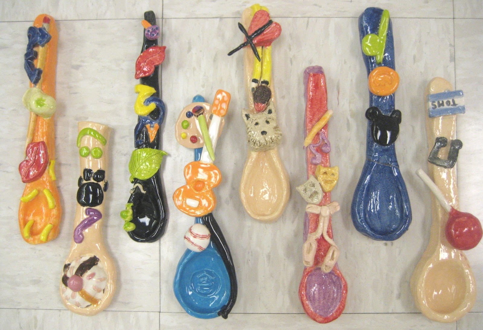 MY WORK and Play: Student Work-Totem Spoons