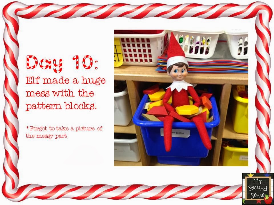 My Second Sense: Elf in the Classroom - Weeks 1, 2, and 3