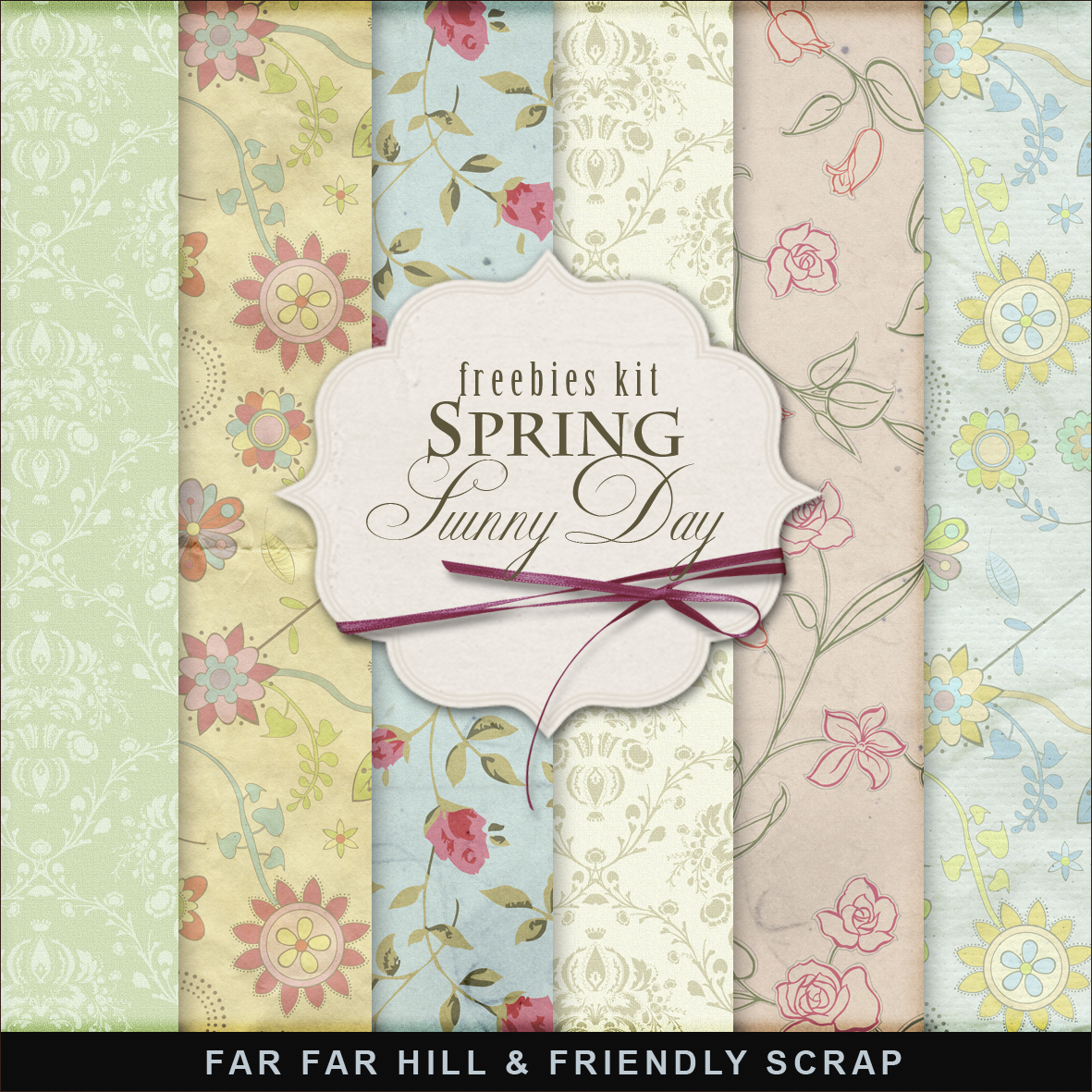 Freebies Background Kit - Spring Sunny Day:Far Far Hill - Free database ...