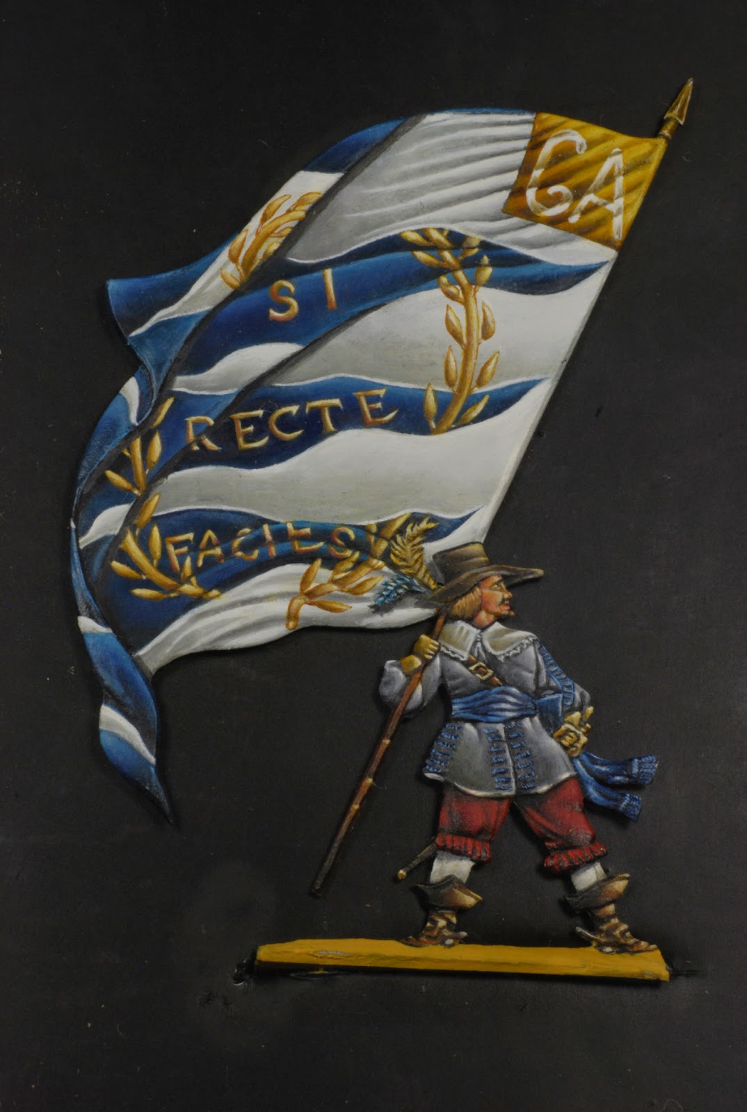 My first flat figure | planetFigure | Miniatures