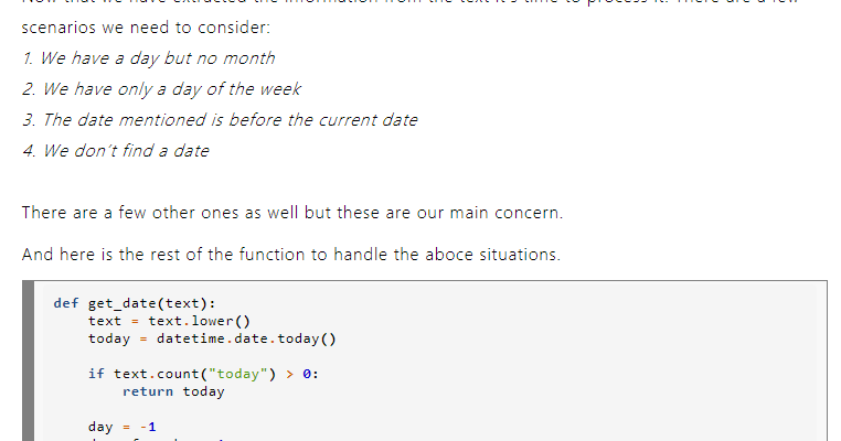 [Tech With Tim] Python Voice Assistant Tutorial #5 - Date from Speech P2