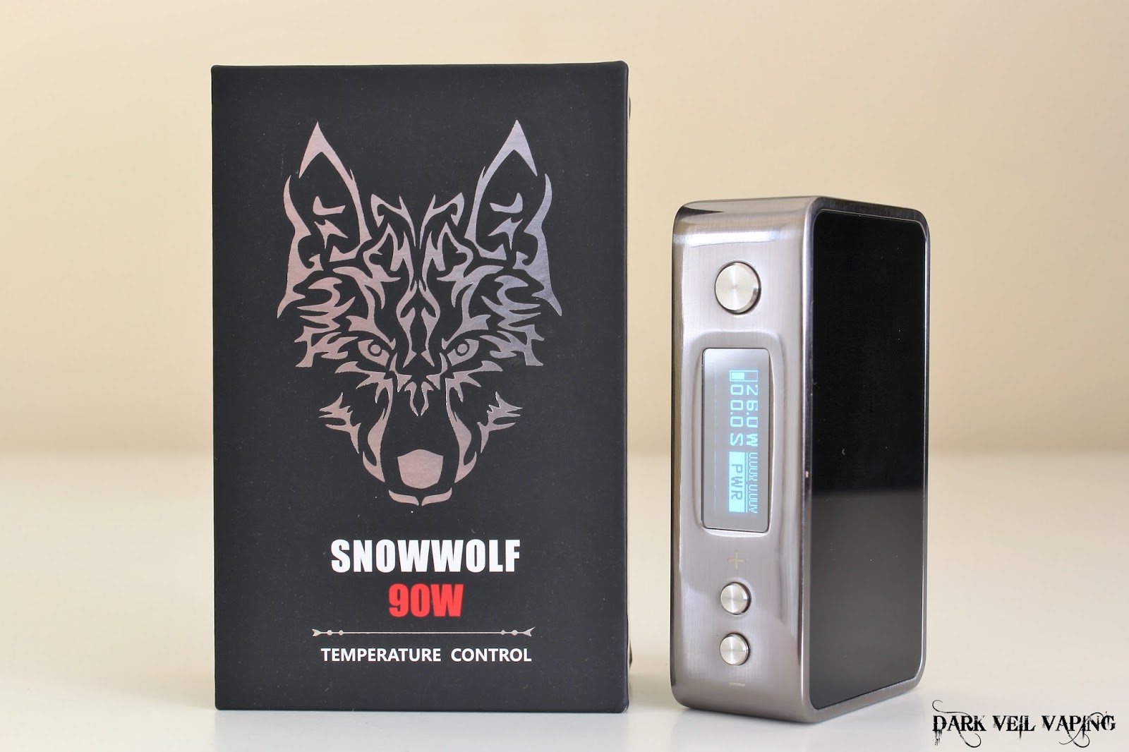 Dark Veil Vaping: Asmodus Snow Wolf 90w TC Review