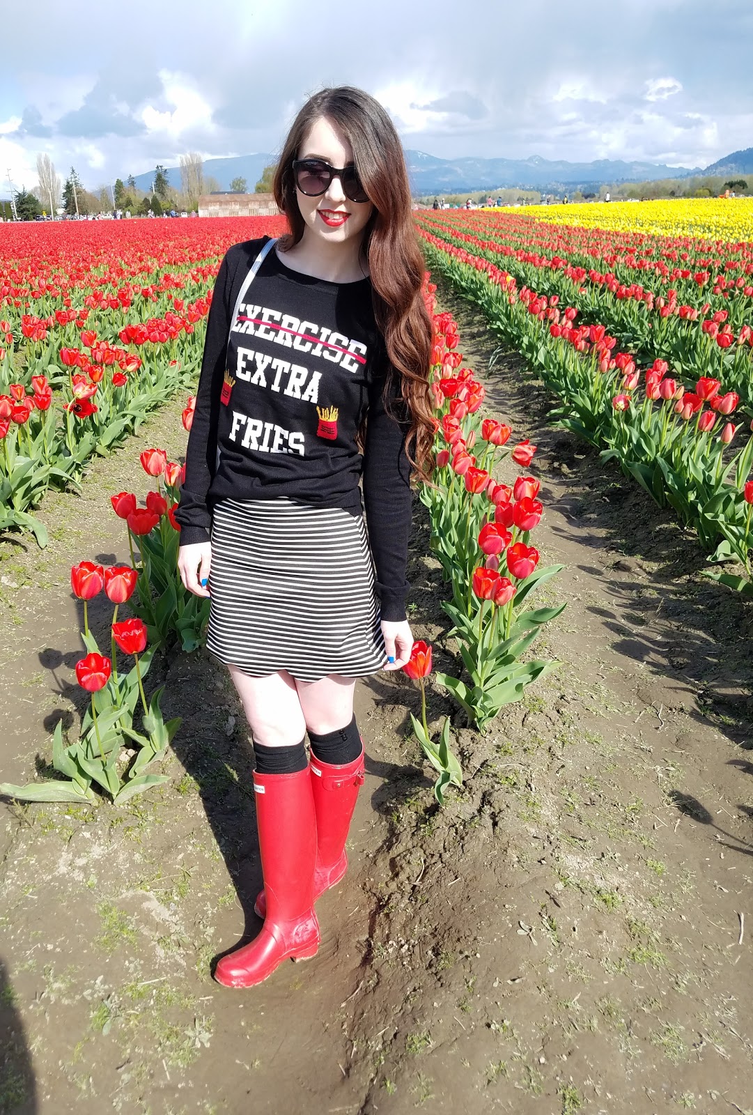 Compass Lane Chic: 3 Ways to Wear Red Hunter Boots in Spring