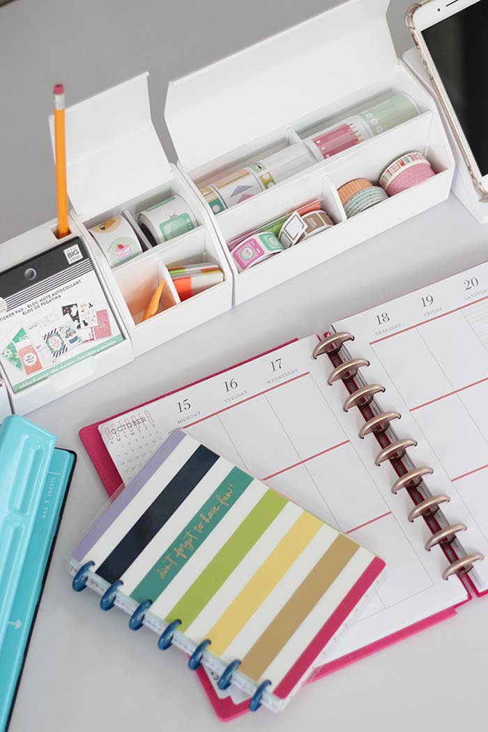 A Genius Way to Organize Planner Stickers | Sunny Day Family