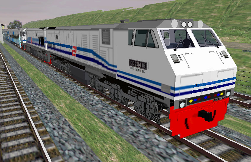 RAILROAD OF THE WORLD (世界の鉄道) kereta api di dunia: CC 204 LOCOMOTIVE