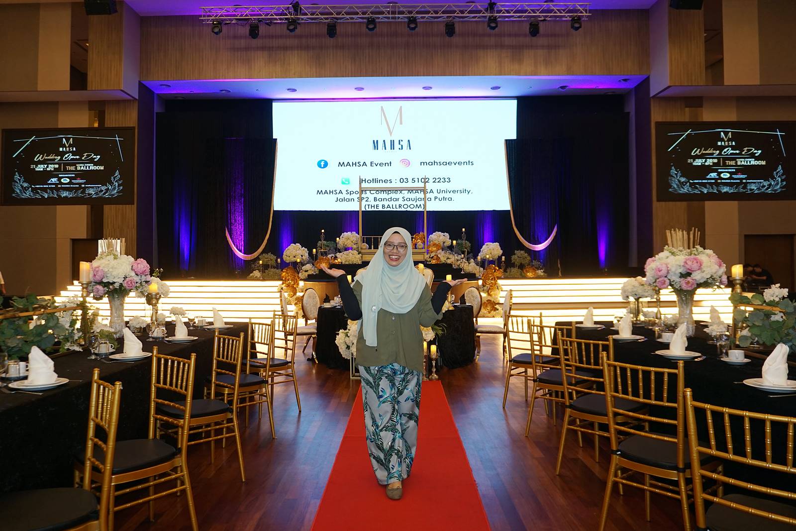 The Ballroom : Ruang Acara Untuk Majlis Perkahwinan Oleh MAHSA Events