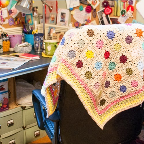 Crochet Guide: Cluster Burst Afghan Crochet Pattern