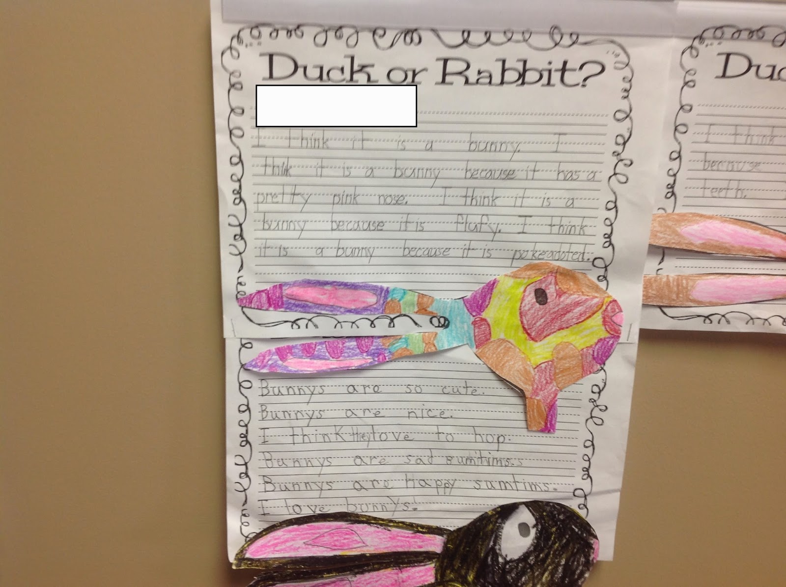 Teaching Little Miracles: Duck or Rabbit? Great Opinion Writing Piece