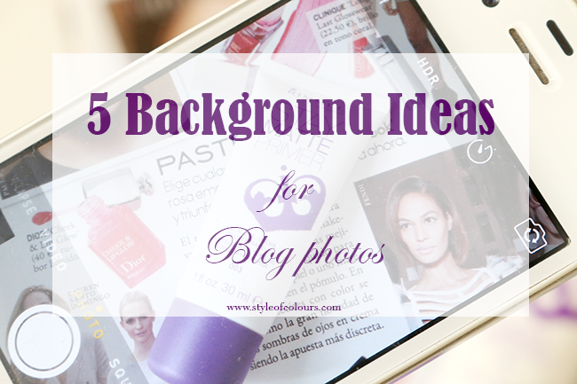 5 Background ideas for blog photos | Anita Sky