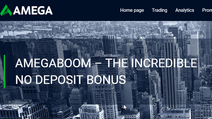 AMEGA - AmegaBOOM Up To $1000 Forex No Deposit Bonus - FXZone
