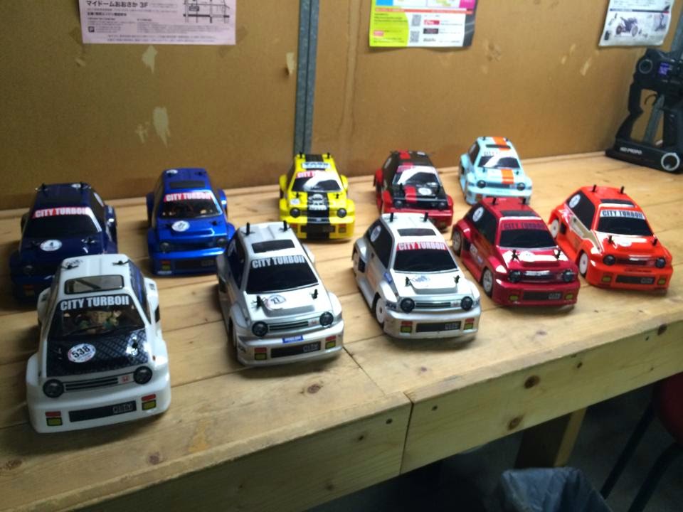 KYOSHOSAN: Mini-Z Comic Racer Honda City Turbo Lineup