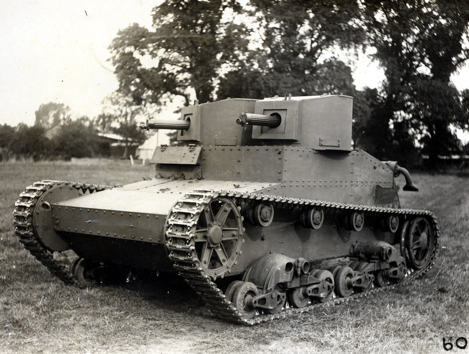 Interwar Tank Development: 6 Ton Tank Experimental Vehicle