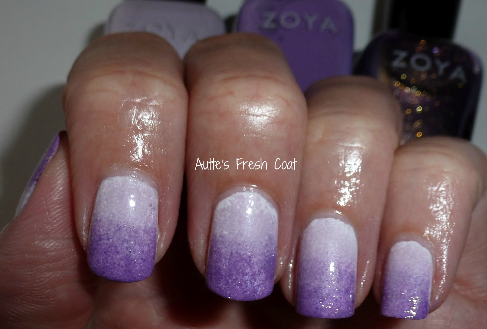 Autte's Fresh Coat!: Purple Gradient with Zoya Marley, Malia and Daul