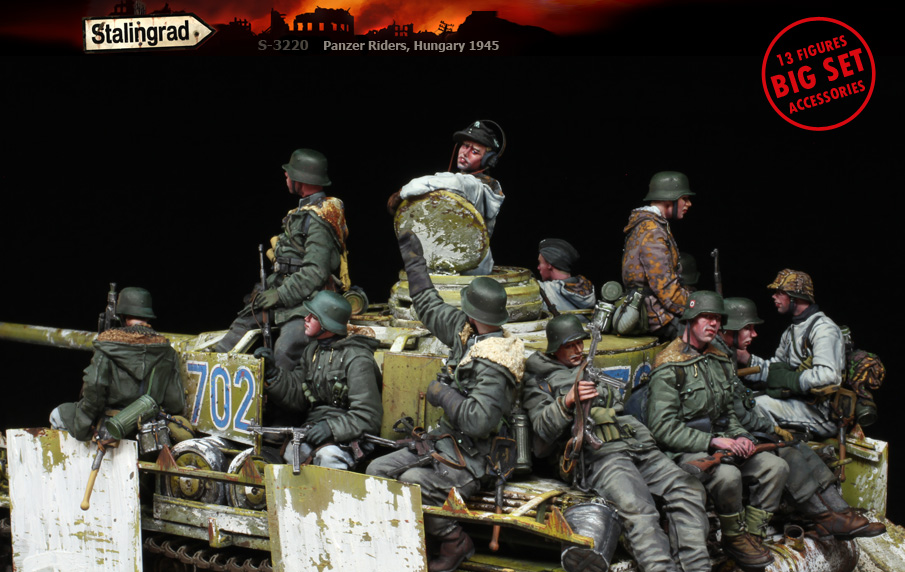 The Modelling News: Preview: "Panzer Riders, Hungary 1945 Big Set 13 ...