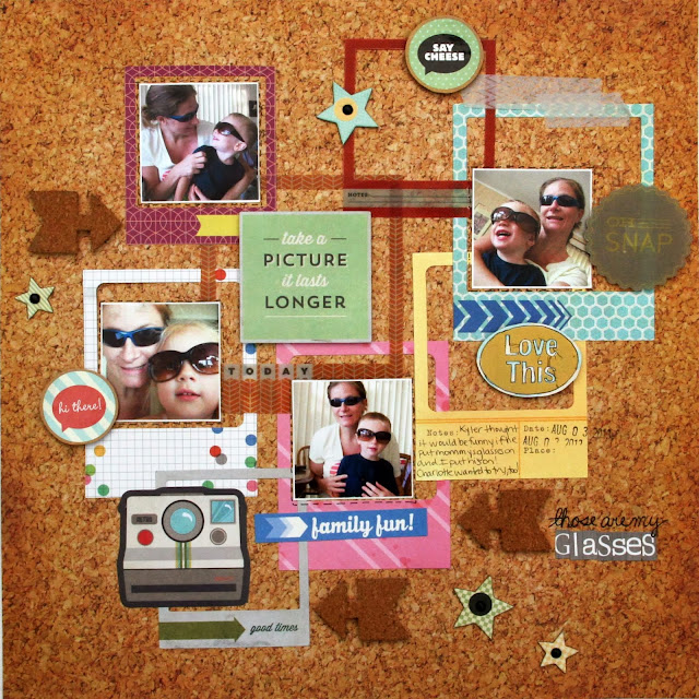 Audrey's Reflection: September Scrapbook Circle Projects (yeah..i know ...