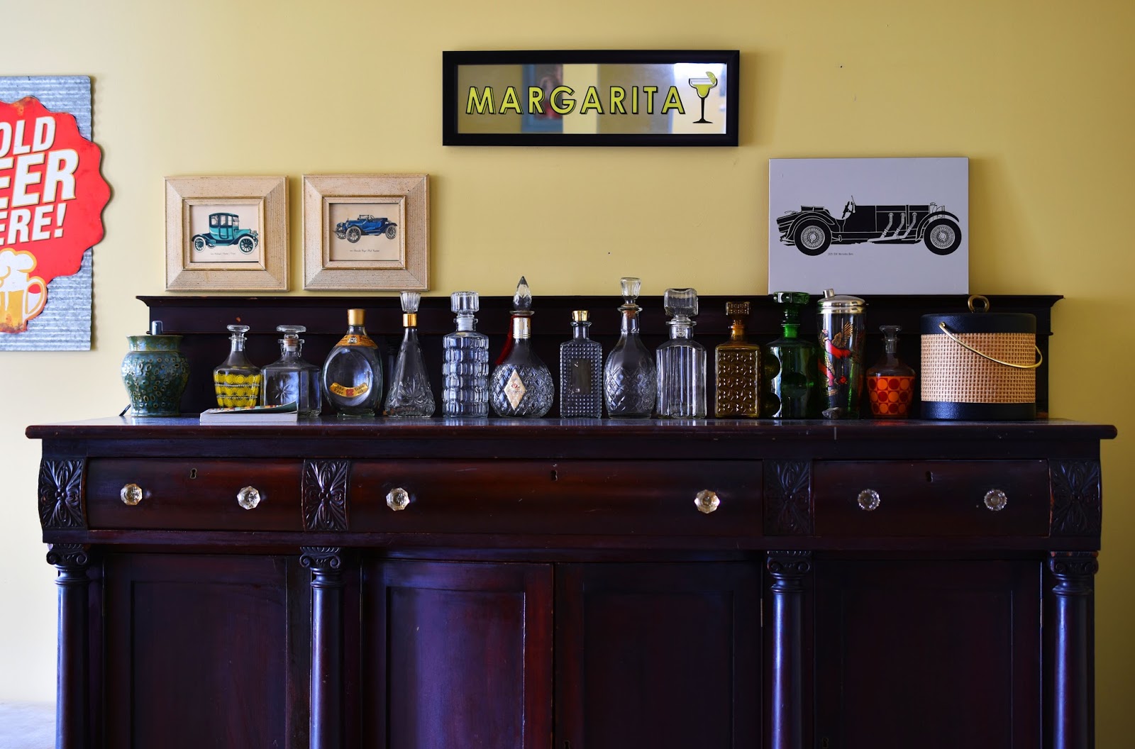 Woman in Real Life: Our Basement Bar Set-Up & Vintage Bliss Tuesdays ...