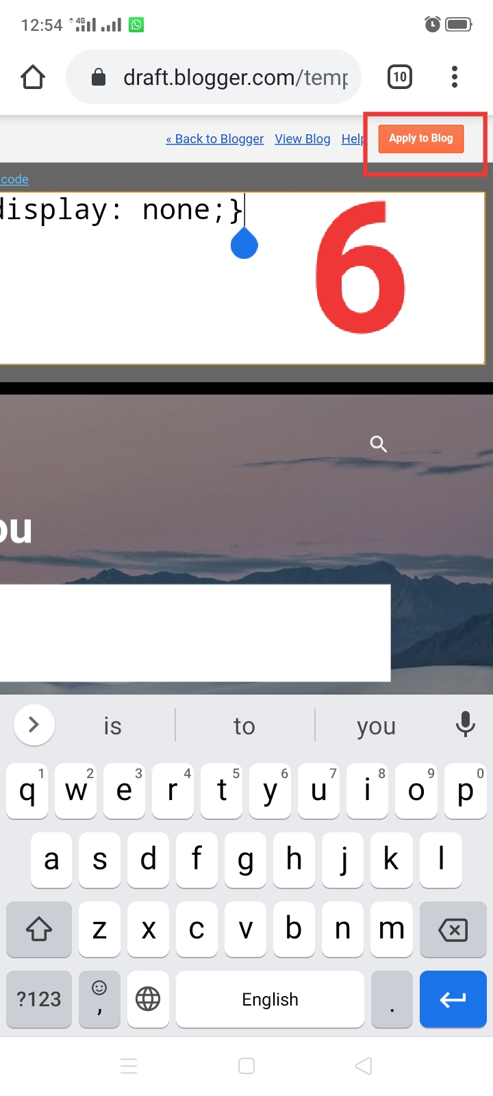 Remove powered by blogger code.