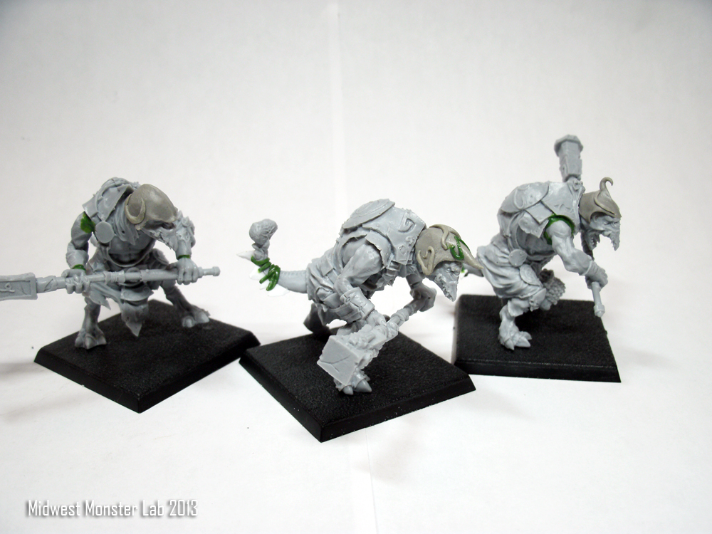 Monster Lab Miniatures: What's on My Desk: Fimir "Counts-As" Conversions