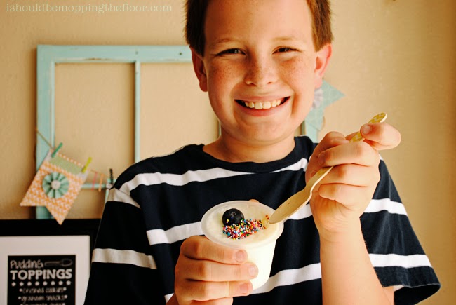 Throw a Super Simple Pudding Party {and a giveaway} | i should be ...