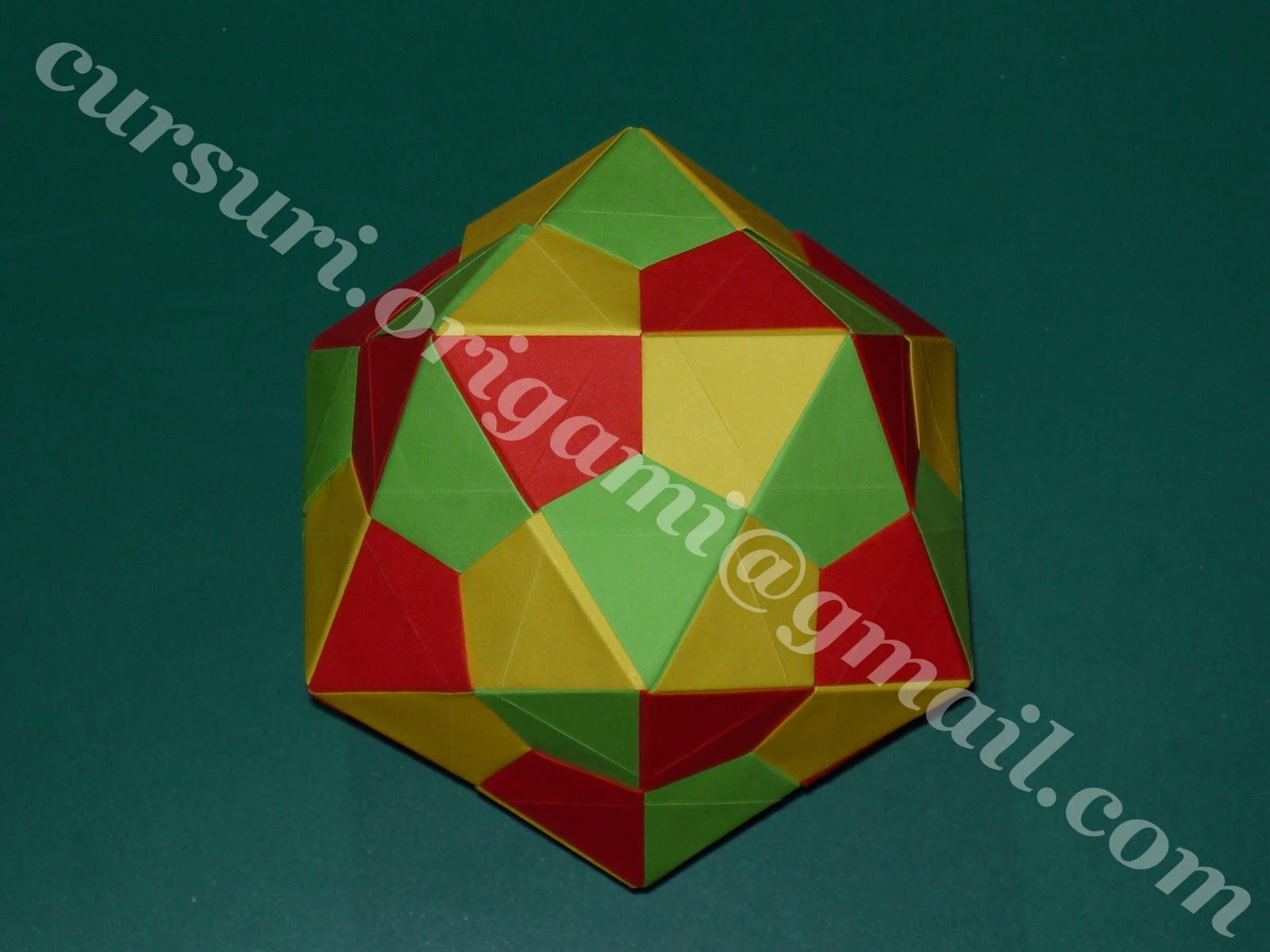Cursuri Origami: Icosaedru