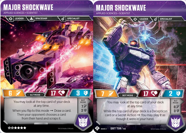 Doctor Arkeville's Transformers Trading Card Game Lab: Shockwave and Awe