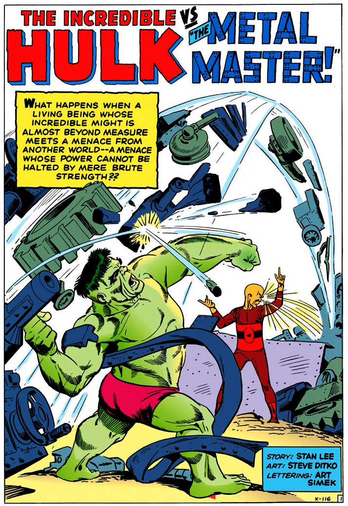 Cap'n's Comics: The Hulk by Steve Ditko