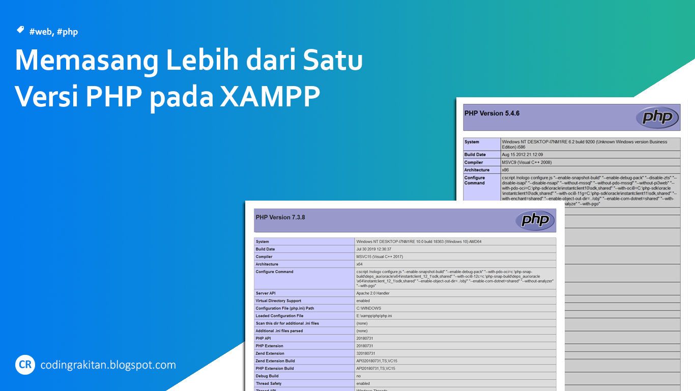 Memasang Lebih dari Satu Versi PHP pada XAMPP ~ CODING RAKITAN ...