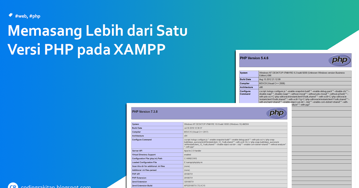 Memasang Lebih dari Satu Versi PHP pada XAMPP ~ CODING RAKITAN ...