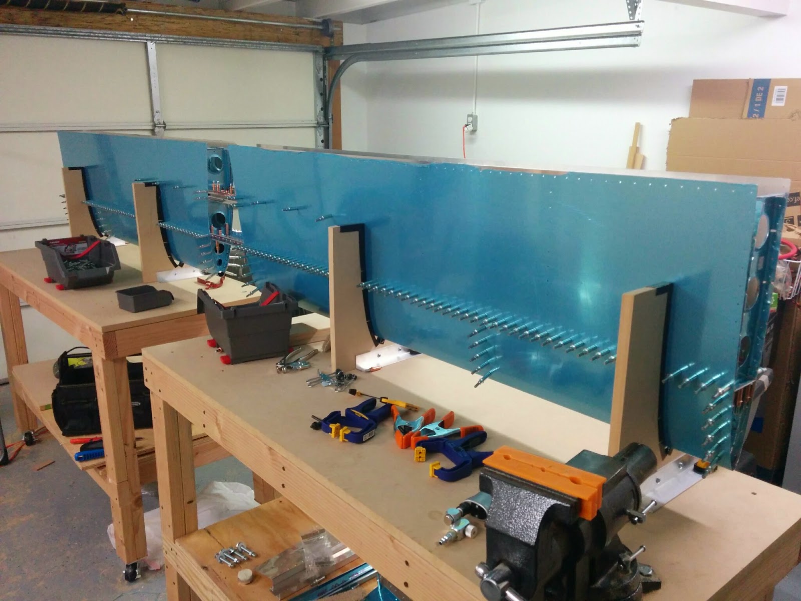 Damazio family's RV-10 project: Horizontal stabilizer assembly