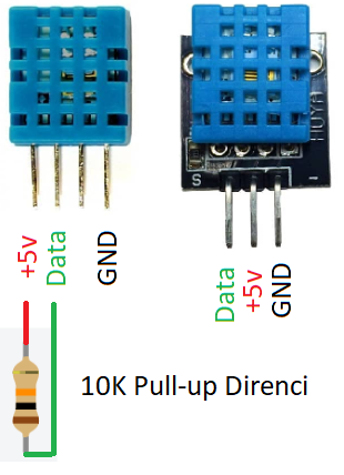 Arduino DHT11 Kullanımı - Arduino Kod - Arduino Termometre yapımı