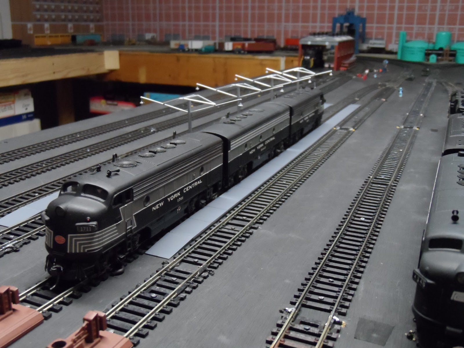 New York Central Train Layout: Terminal Yard Engine Facility Additions