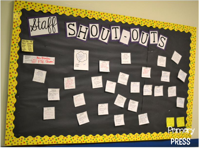 Shafer's Shenanigans: Staff Shout Outs
