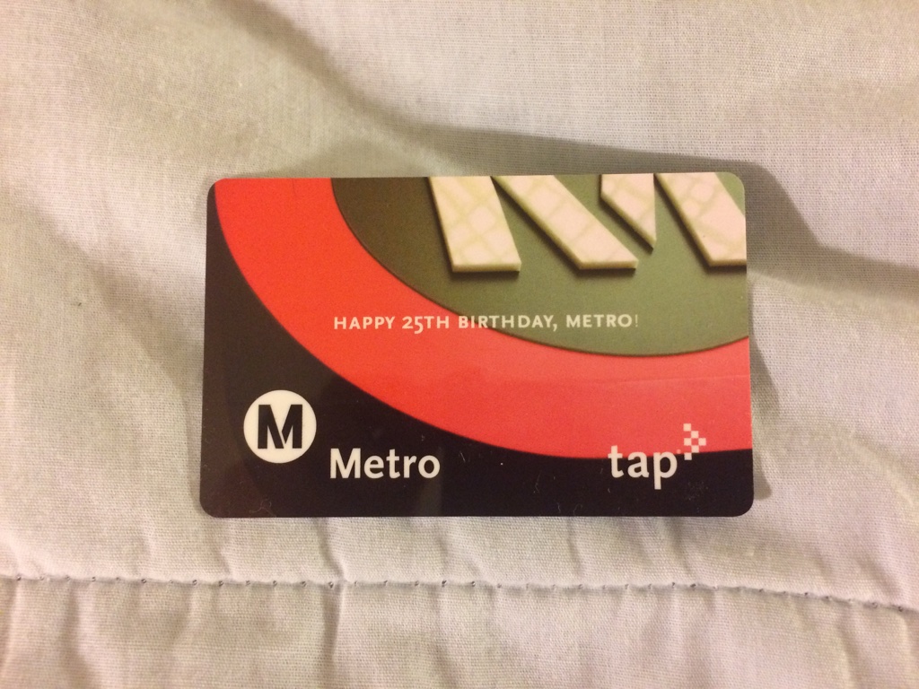 Tap Cards of Metro Los Angeles: 2018 Happy 25th Birthday Metro TAP Card