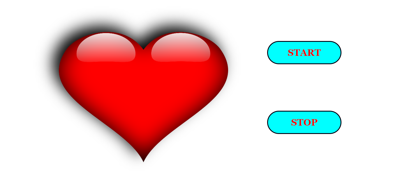 Heart Beat Animation using HTML, CSS and JAVASCRIPT with heart-beat ...